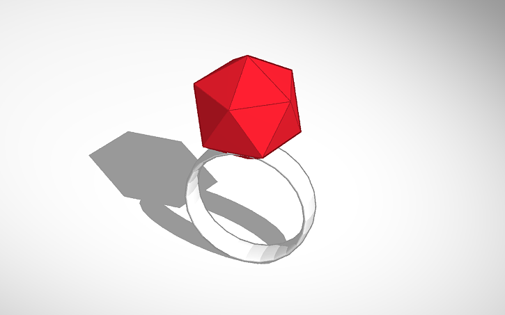 3D design wedding ring | Tinkercad
