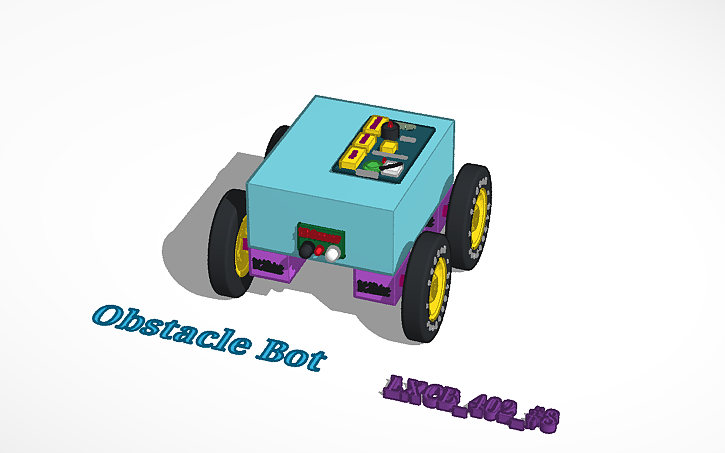 3D design LXCB_OBSTACLE BOT_402 | Tinkercad