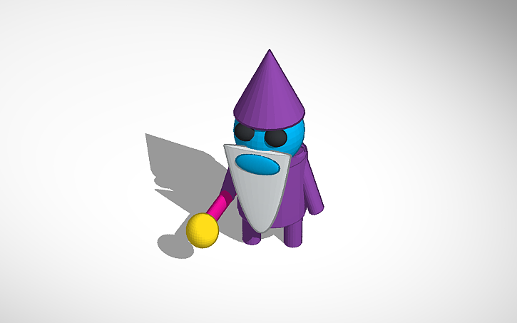 3D design Copy of little wizard | Tinkercad