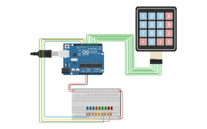 Circuit design Parcial Arduino - Tinkercad