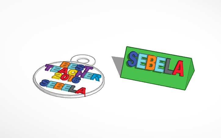 3D design sebela | Tinkercad
