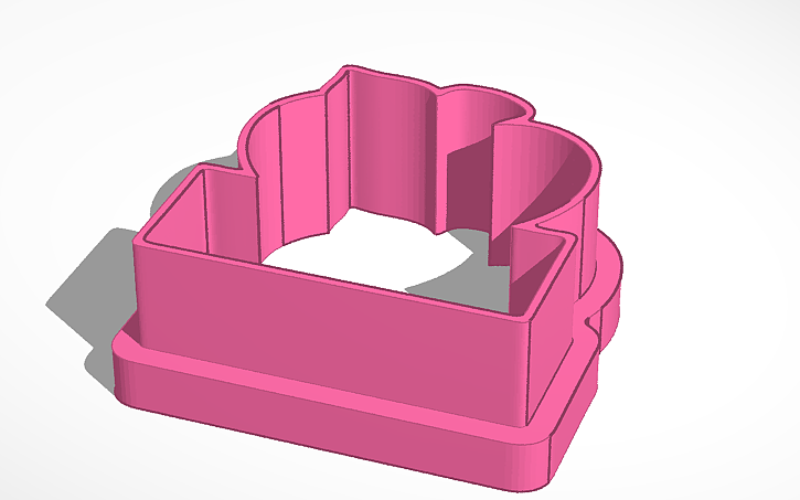 3D design apple ruler cutter - Tinkercad
