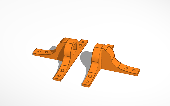 3D design Steering wheel holder - Tinkercad