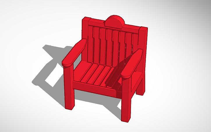 3D design Louis Cooper Bench | Tinkercad