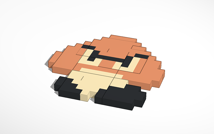 3D design Gumba - Tinkercad