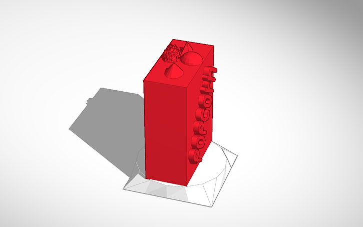 3D design mariam popcorn - Tinkercad