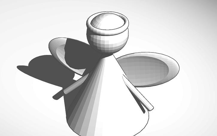 3D design Angel - Tinkercad