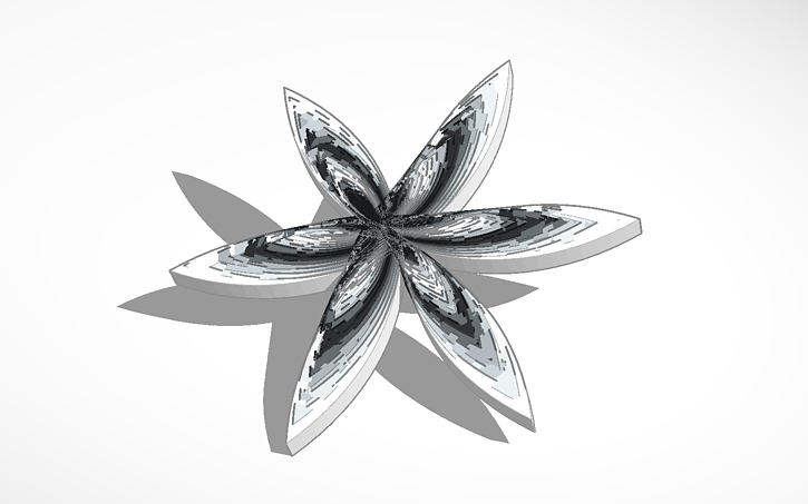 3D design Slash Flower (named for the texture in the middle of the ...