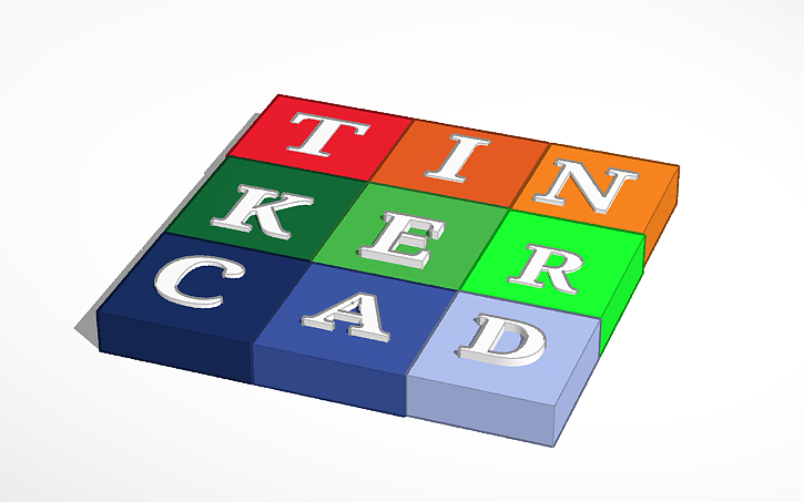 3D design Tinkercad logo - Tinkercad