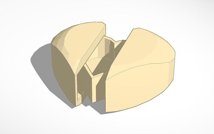 3D design heart box - Tinkercad
