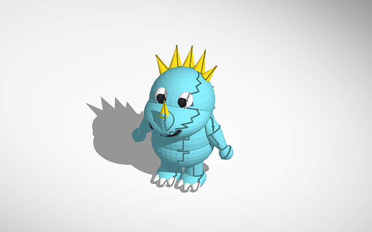 3D design Chibi Anguirus - Tinkercad