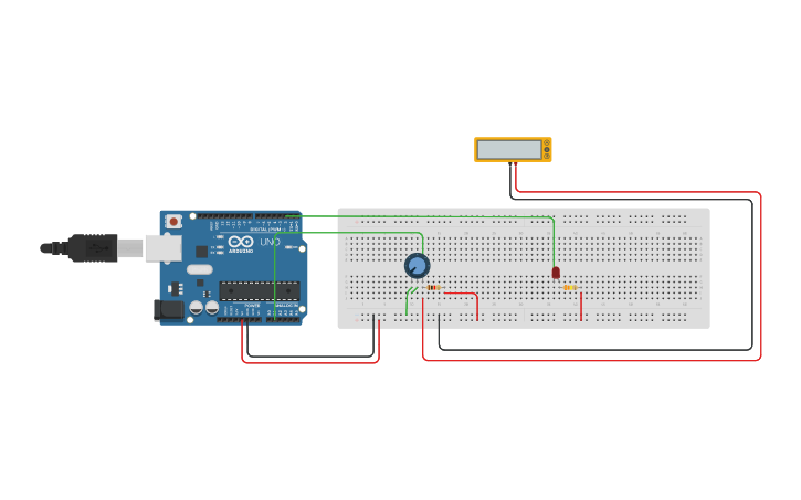 Circuit design Analogread | Tinkercad