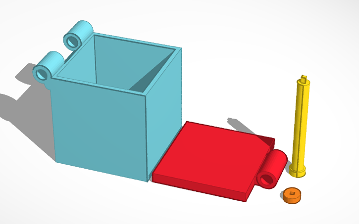 3D design Oliver Hinge Box - Tinkercad