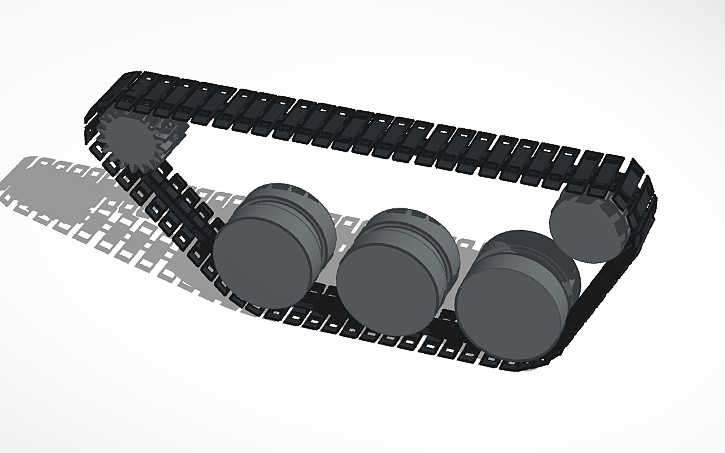 3D design TANK WHEELS - Tinkercad