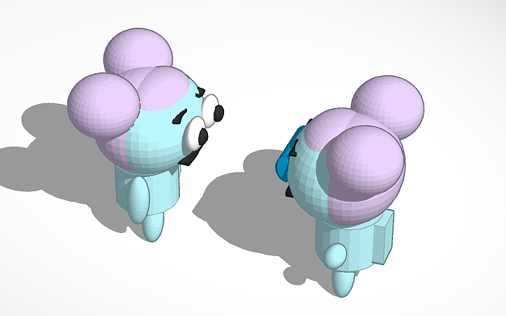 3D design Pibby and Bun Bun See among us versions | Tinkercad