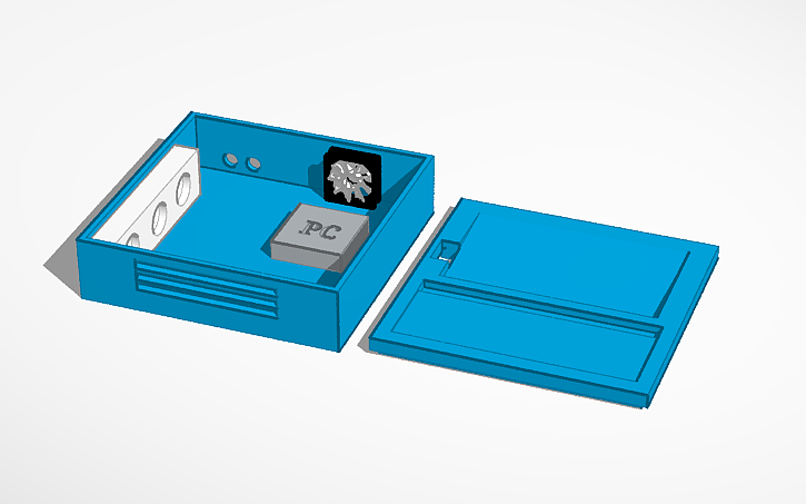 3D design RACK KARAOKE - Tinkercad