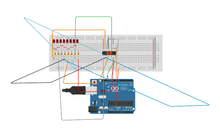 Circuit Design Leds Flashing Tinkercad
