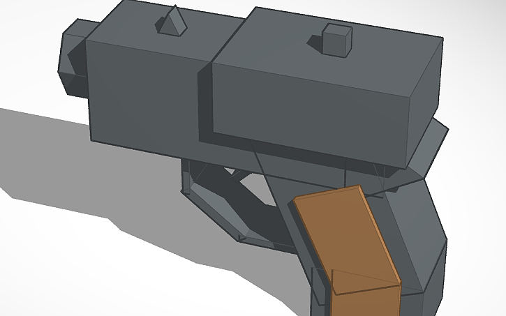 3D design Simple Pistol | Tinkercad