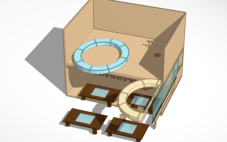 3D design Biblioteca - Tinkercad