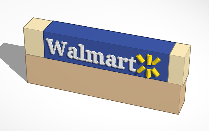 3D design Walmart - Tinkercad