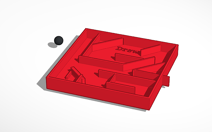 3D design ball maze | Tinkercad