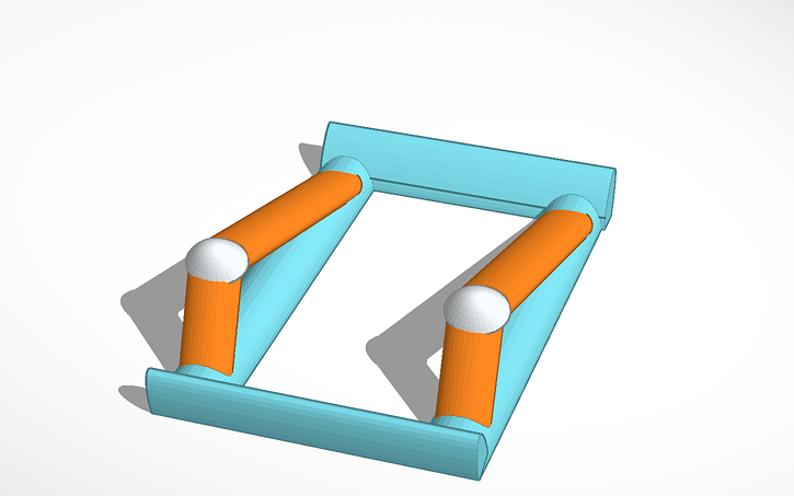 3D design Tablet stand - Tinkercad