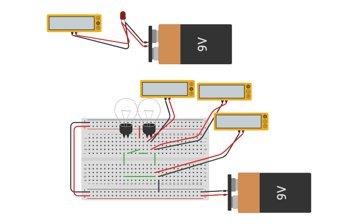 Circuit design Lab 6 circuit 3 - Tinkercad