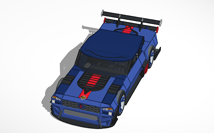 3D design Sport car (Poyde,Night Dragon-GTR) - Tinkercad
