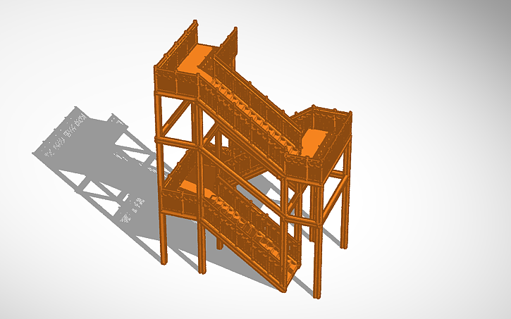 3D design Staircase - Tinkercad