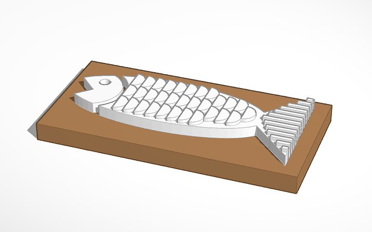 3D design fish - Tinkercad