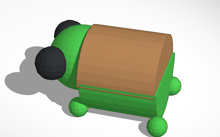 3D design DERP TURTLE - Tinkercad