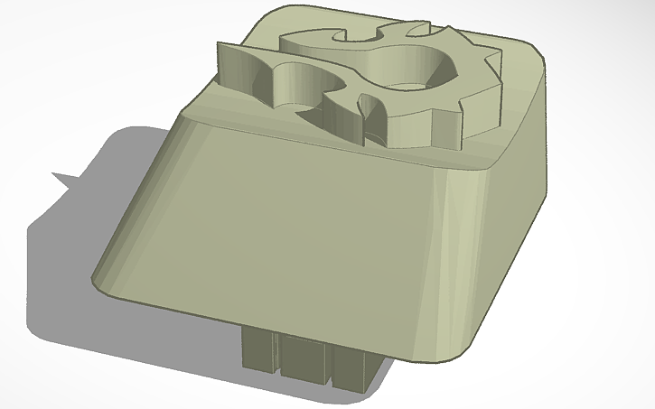 3D design Corsair K55 Horde Keycap - Tinkercad