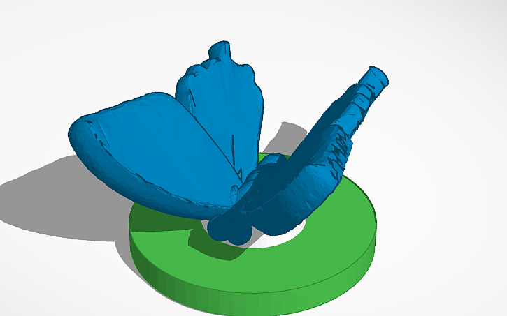 3D design SCJT - Butterfly - Tinkercad