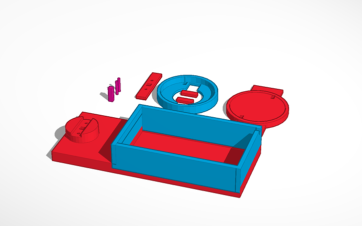 3D design BAttery box ting | Tinkercad