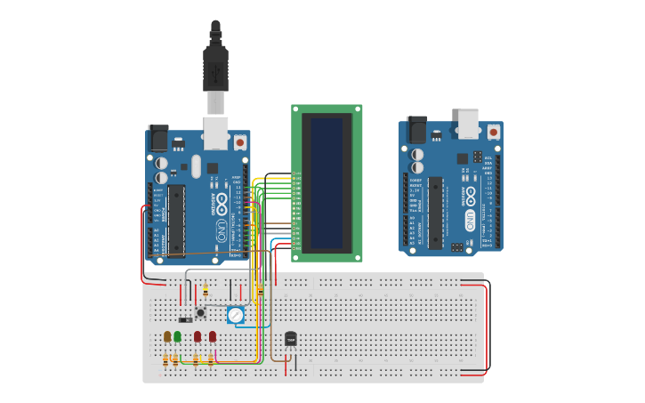 Circuit design screen - Tinkercad