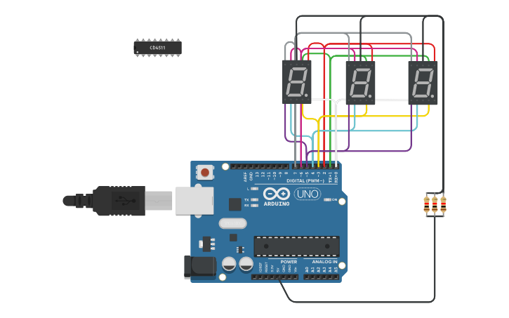 Circuit Design Projekt Tinkercad