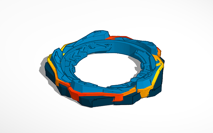 3D design Solar Energy From the Stars! Enerxía Blade [Beyblade Burst DB ...