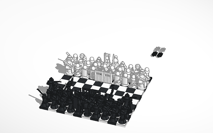 3D design Shogun chess (custom 10x10) | Tinkercad