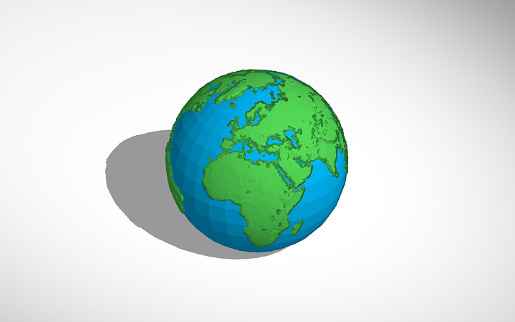 3D design Layers of Earth - Tinkercad