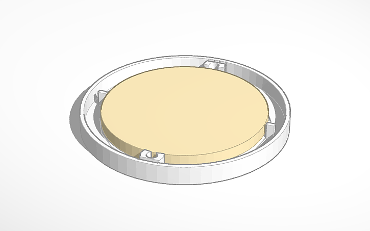 3D design Round ceiling light for LED strip | Tinkercad