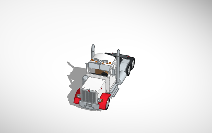 3D design Peterbilt - Tinkercad