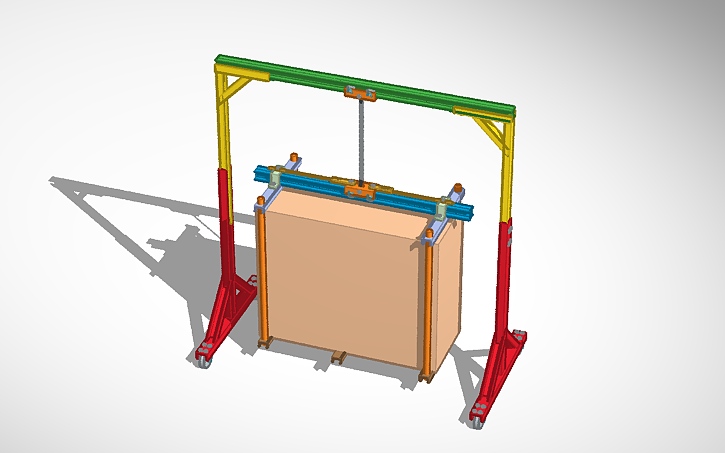 3D design Gantry Crane 1 - Tinkercad
