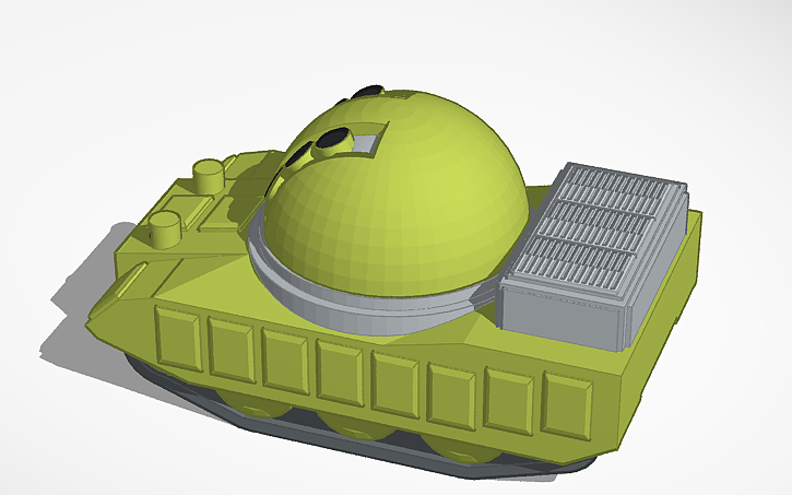 3D design Blister Anti-Drone/Aircraft Armoured Vehicle - Tinkercad