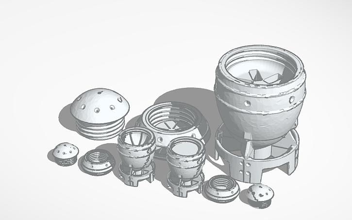 3D design Media Storage Mini Nuke - Tinkercad