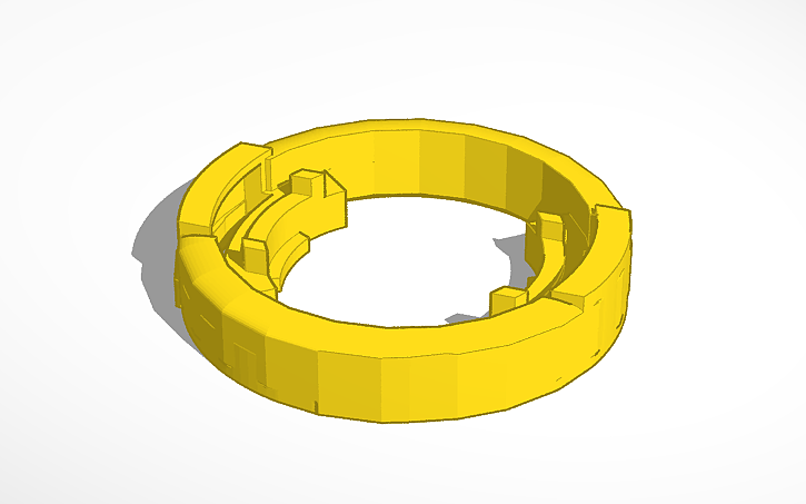 3D design Plastic Gen Blade Template - Tinkercad