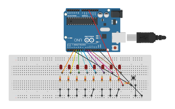 Circuit design lab4act1 pull up - Tinkercad