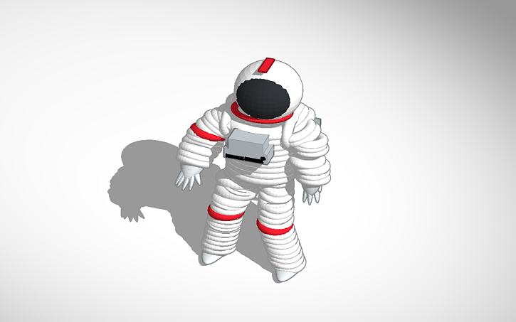 3D design astronaut - Tinkercad