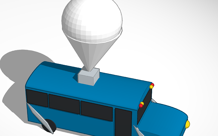 3D design Battle Bus - Tinkercad