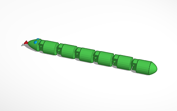3D design Moving Snake? - Tinkercad