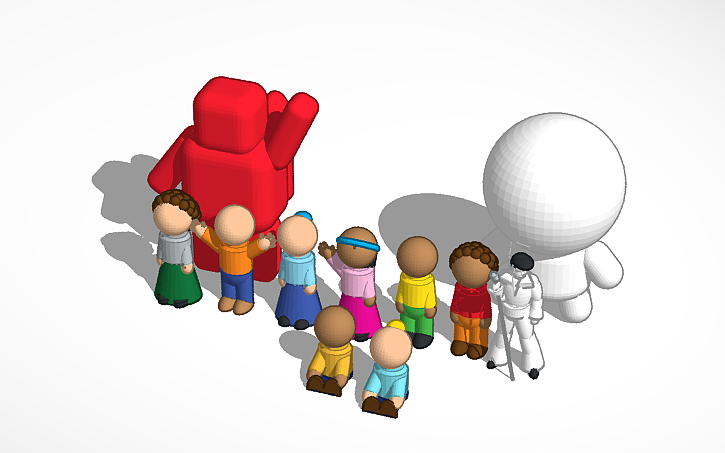 3D design human bodys | Tinkercad